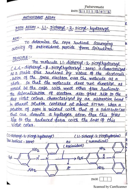DPPH radical scavenging assay via micrototre plate method.pptx