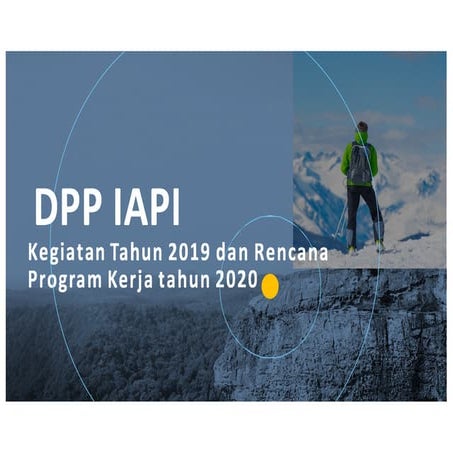 Dpp iapi program kerja 2020 | PPT