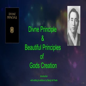 DP & Principle(s) of Creation | PDF