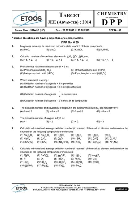 Dpp 02 chemical_bonding_jh_sir-4165 | PDF