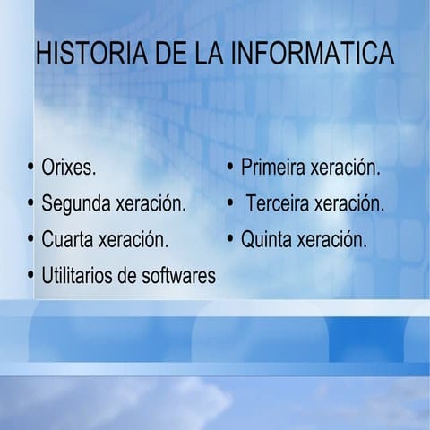 HISTORIA DE LA INFORMATICA | PPT