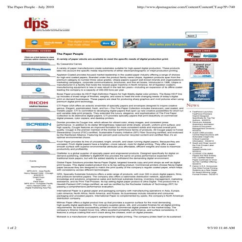 Color Qube 9200 Customer Presentation Vpdf | PDF