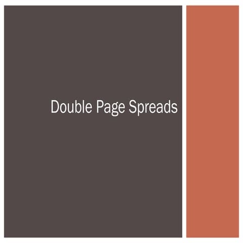Double Page Spread Lesson | PPT
