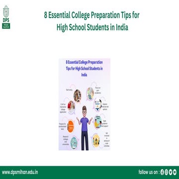 8 Essential College Preparation Tips for High School Students in India ...