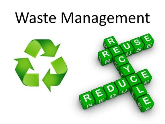 The 3 r's of waste management my student (raghav duggal) | PPT