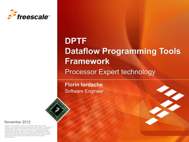 DPTF - Dataflow Programming Tools Framework | PPT DPTF - Dataflow Programming Tools Framework | PPT