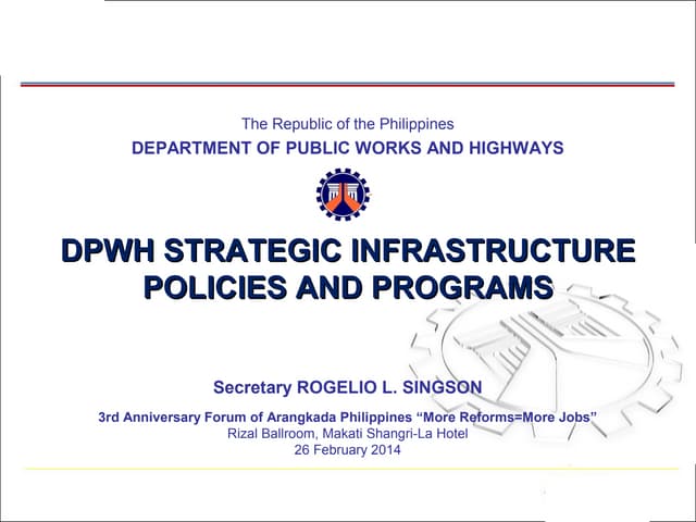 Department of Public Works and Highways (DPWH) Additional Rules and ...