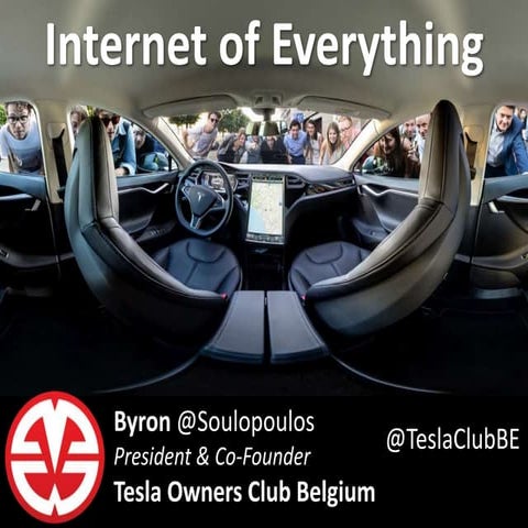 Internet of Things on the Tesla Model S #IoT | PPTX | Auto Technology ...