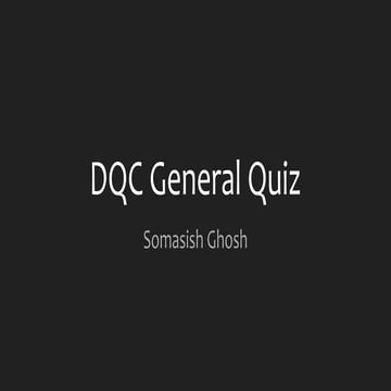 General quiz | PDF