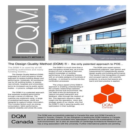 Dqm ® 2013 brochure | PDF