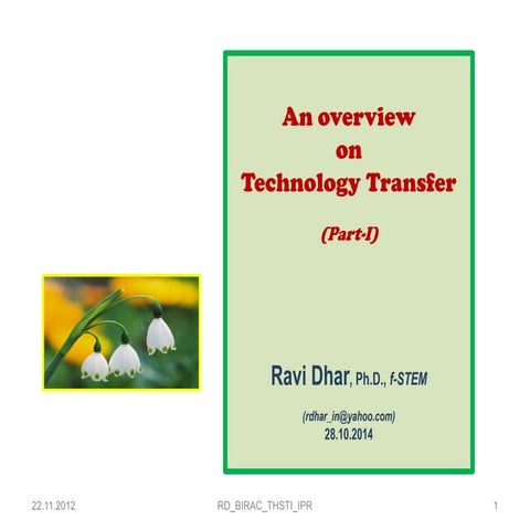 Technology Transfer Agencies in India.pdf