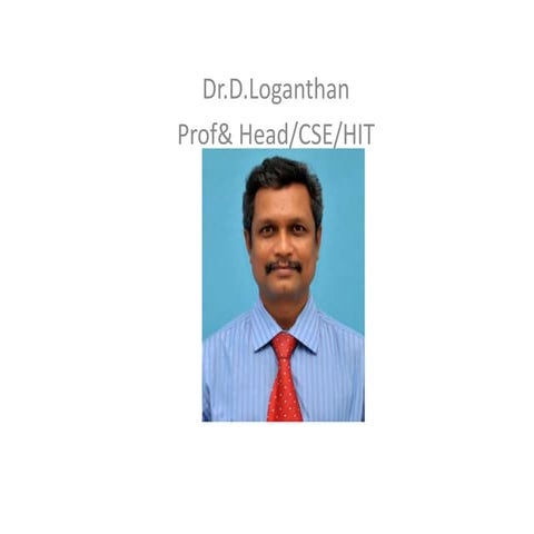 Dr.d.loganathan | PPTX