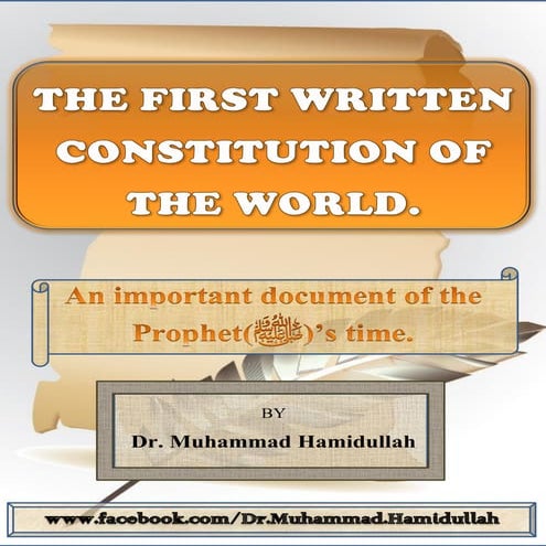The First Written Constitution of the World | PDF