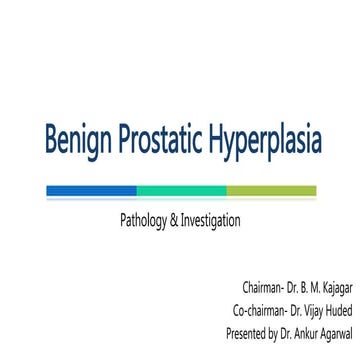 Benign Prostatic Hyperplasia Pathophysiology
