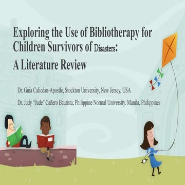 Exploring the Use of Bibliotherapy for Children Survivors | PPTX
