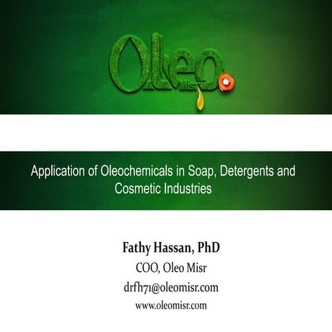 IOI Oleochemical personal care - product catalogue | PDF