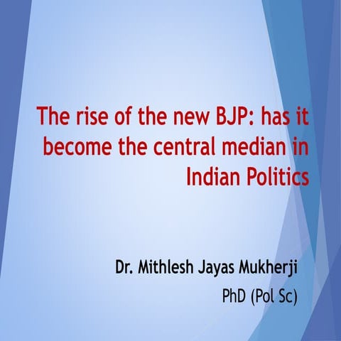 Rise of new bjp | PPTX