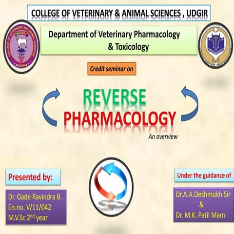 Reverse Pharmacology | PPTX | Pharmaceutical Industry | Industries