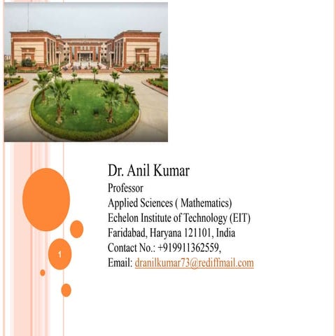 Dr. Anil Kumar | PPTX