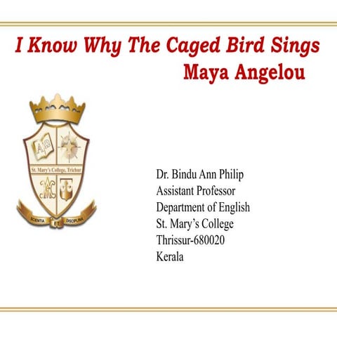 I Know Why the Caged Bird Sings Presentation.pptx