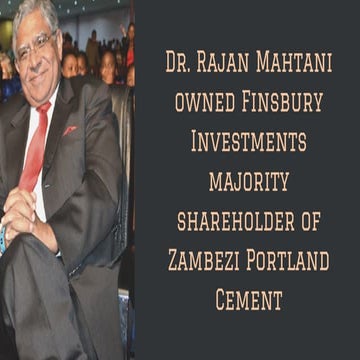 Dr. Rajan Mahtani Owned Finsbury Investments Majority Shareholder Of ...