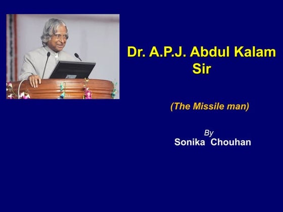 A.P.J.Abdul Kalam | PPT