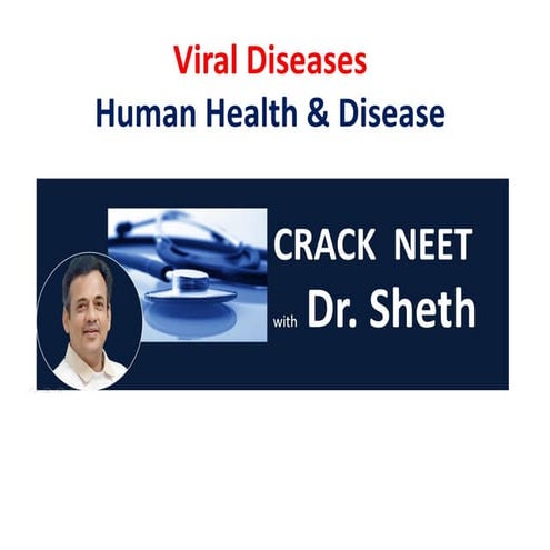 Viral Diseases Table HHD (2) CRACK NEET with Dr. Sheth | PDF
