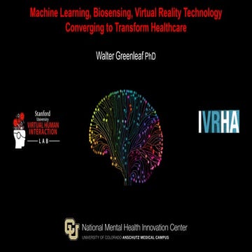 Dr. Walter Greenleaf's presentation for the IVRHA Meeting -August 2020 | PDF