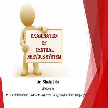 central nervous system examination | PDF