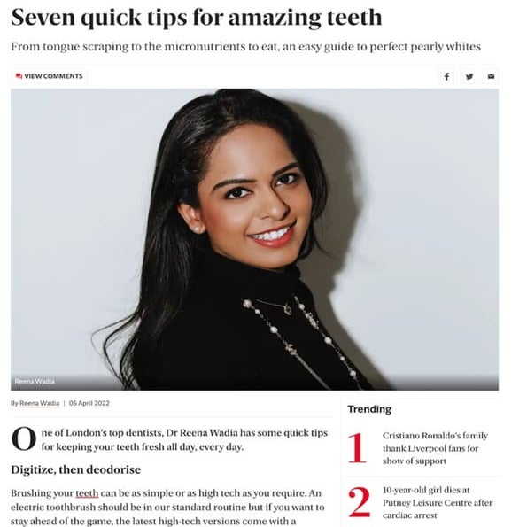 Seven quick tips for amazing teeth | PDF