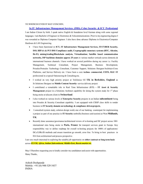 CV_Samuel | PDF | Business Administration | Business