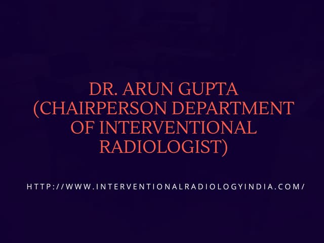 Dr. Arun Gupta | PPT Dr. Arun Gupta | PPT