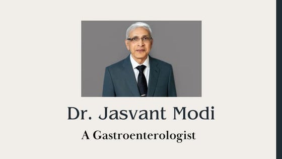 Dr. Jasvant Modi, Gastroenterologist