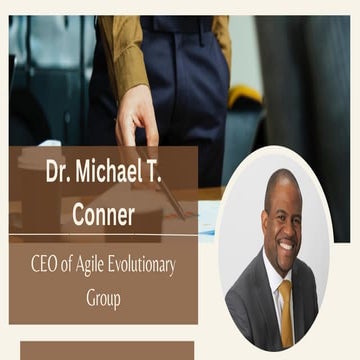 A Brief Introduction About Dr. Michael T. Conner | PDF