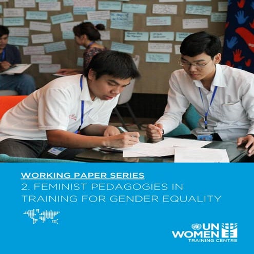 Feminist Pedagogies In Training For Gender Equality - Prepared by Dr ...