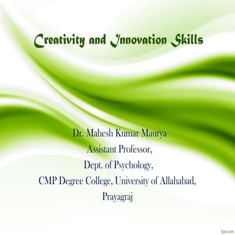 Unlocking Creativity and Innovation: Skills for Problem Solving and ...