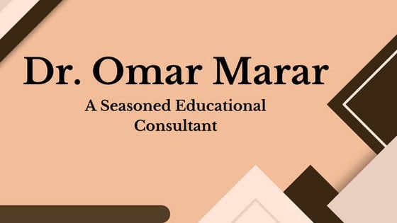 Dr. Omar Marar - Specializes In Strategic Planning | PPT