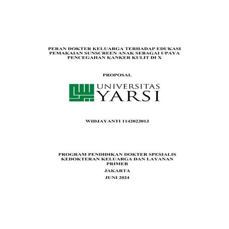 dr. widjayanti - BAB I REVISI kedokteran keluarga | PDF