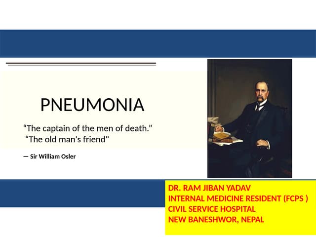 Pneumonia Radiology | PPTX