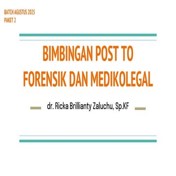 dr. Ricka - POST TO (PAKET 2) .pdfikgyijkk | PDF