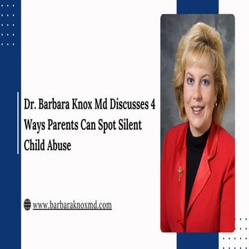 Barbara Knox Md presentations