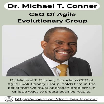 Dr. Michael T. Conner - CEO Of Agile Evolutionary Group | PDF