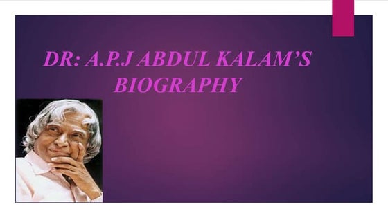 A.P.J.Abdul Kalam | PPT