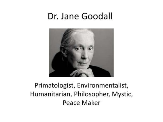 Jane Goodall's Chimpanzees | PDF