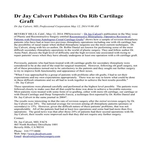 Dr Jay Calvert | PDF