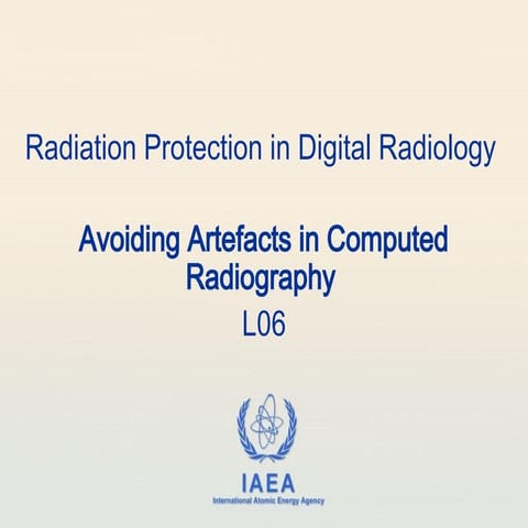 Artifacts In Digital Radiography | PDF