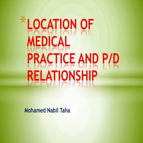 Location of medical practice | PPTX