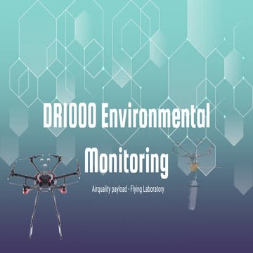 Dr1000 drone payload airquality lab | PPT