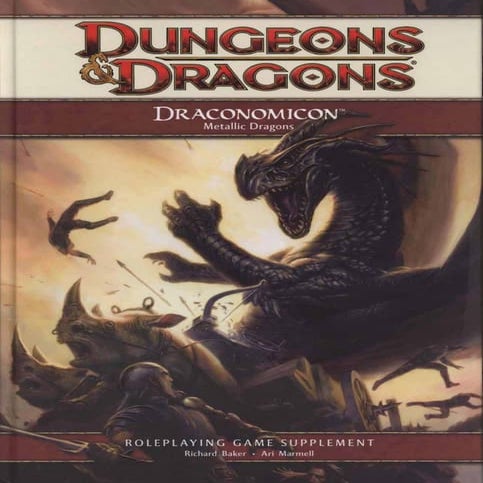 Draconomicon Ii Metallic Dragons | PDF