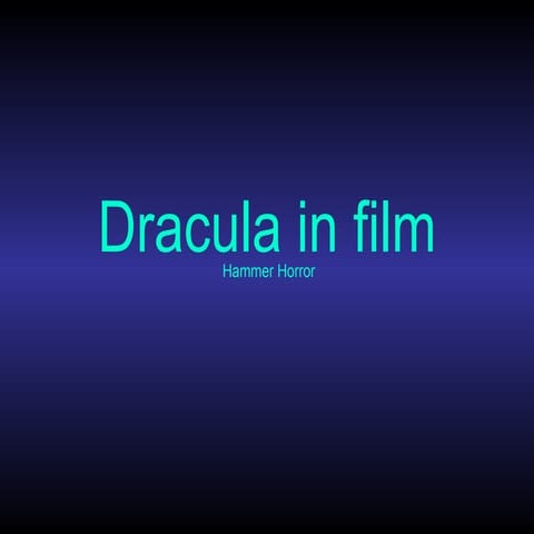 Dracula in film | PPT